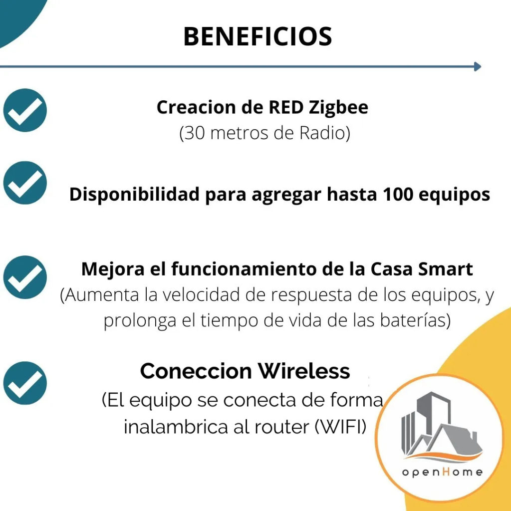 Hub Concentrador Zigbee Wireless Wifi+Zigbee - Smart Home Center